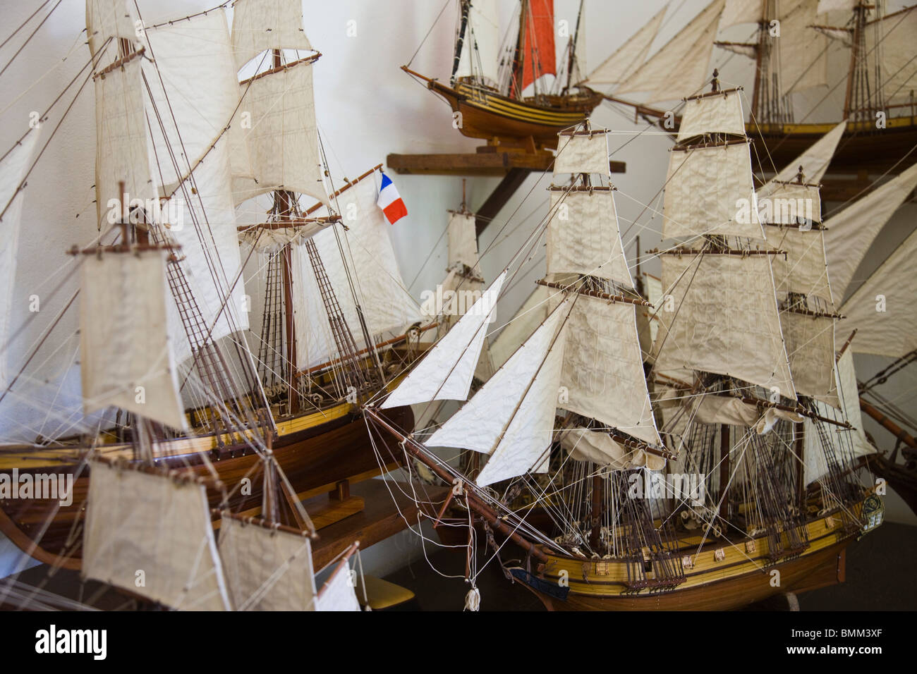 Seychelles, Mahe Island, Anse aux Pins, Creole Craft Village, model ...