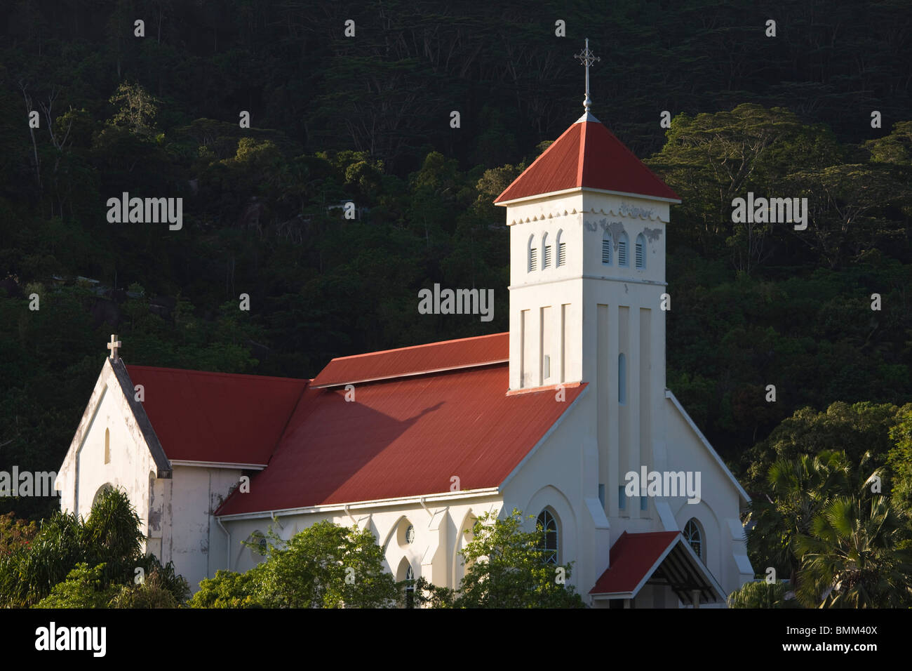 Seychelles, Mahe Island, Cascade, St. Andrew Church Stock Photo - Alamy