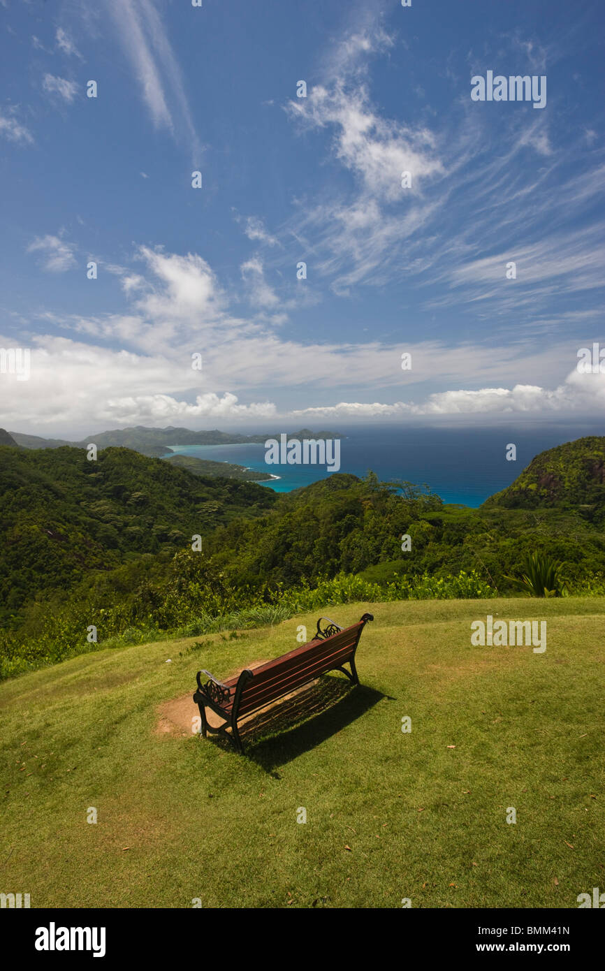 Seychelles, Mahe Island, Morne Seychellois National Park, view of the ...