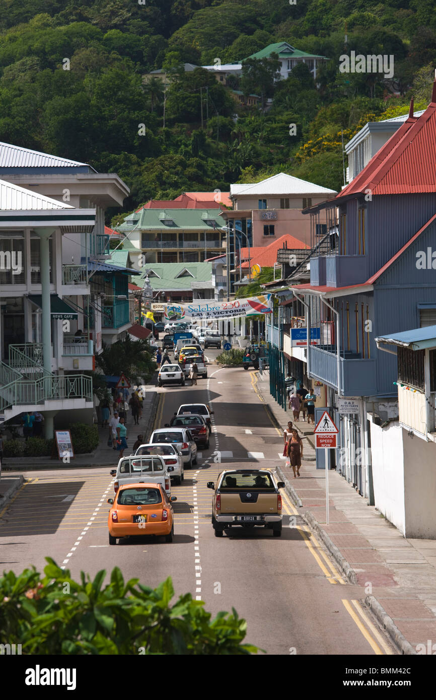 Seychelles, Mahe Island, Victoria, Albert Street Stock Photo - Alamy