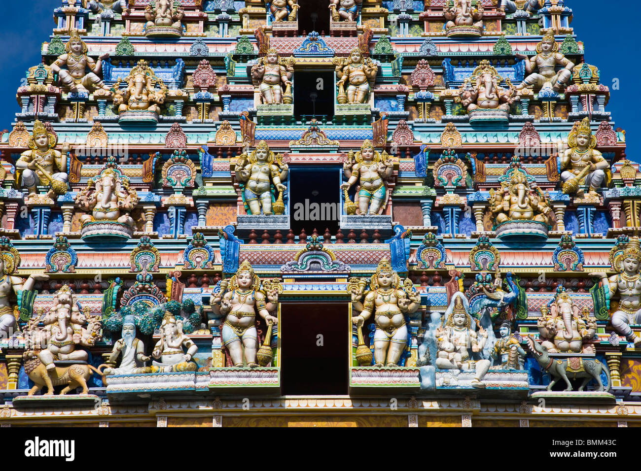 Seychelles, Mahe Island, Victoria, Hindu Temple Stock Photo - Alamy