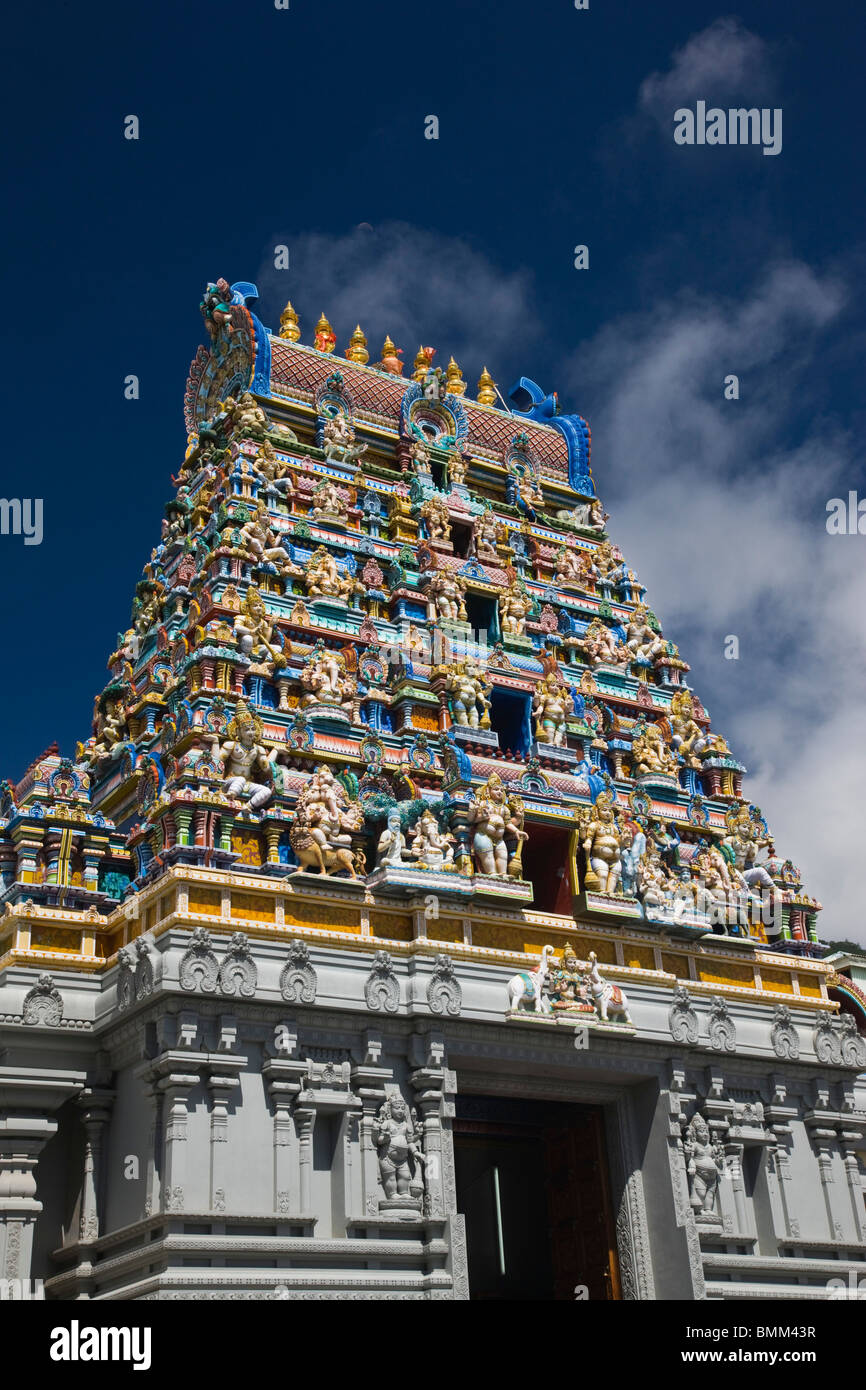 Seychelles, Mahe Island, Victoria, Hindu Temple Stock Photo - Alamy