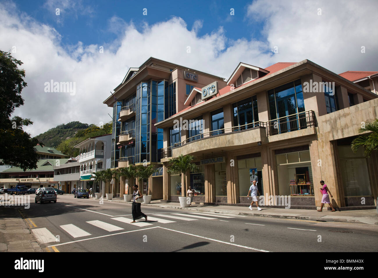 Seychelles, Mahe Island, Victoria, Independence Avenue Stock Photo - Alamy