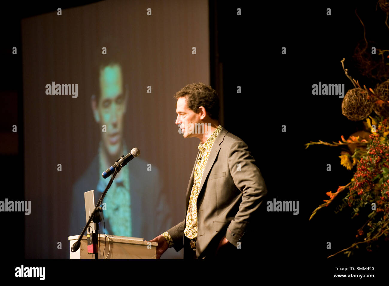 Neil Turok at TED talk, TED prize winner,Chair of Mathematical Physics ...