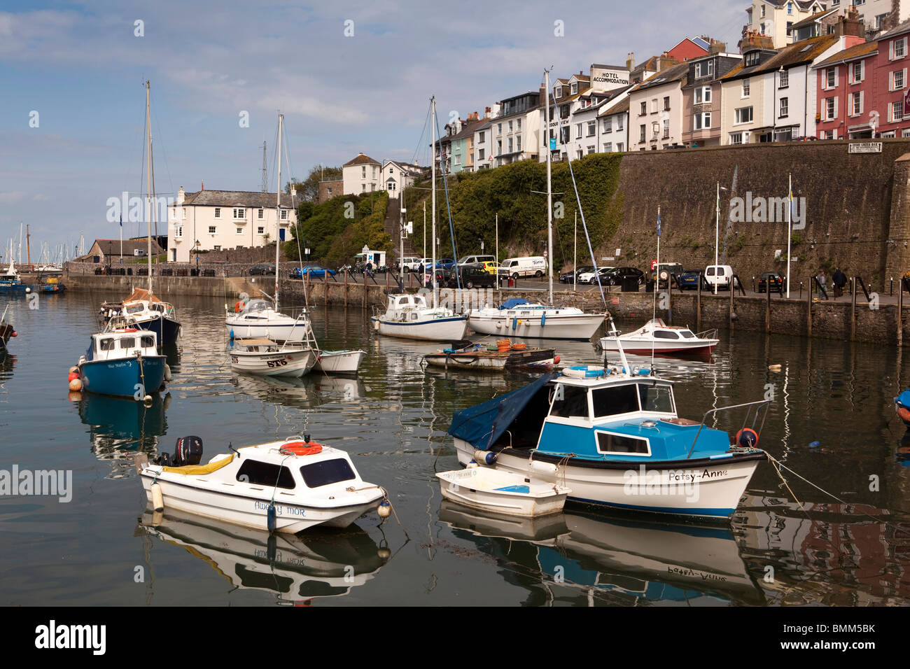 Brixham devon harbour fishing boats boats hi-res stock photography and ...