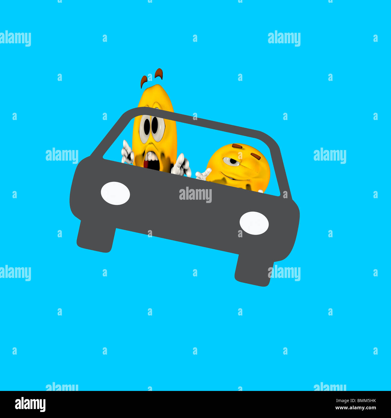 Emoticons Graphic Illustration depicting dangerous drunken driver and ...