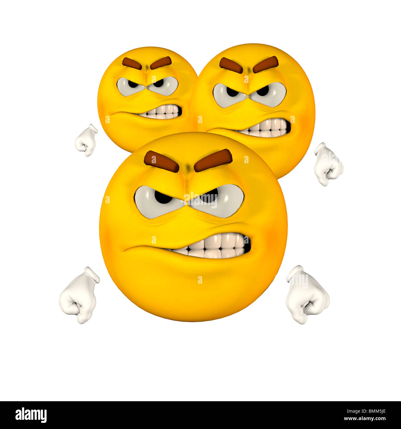 Angry smiley hi-res stock photography and images - Alamy
