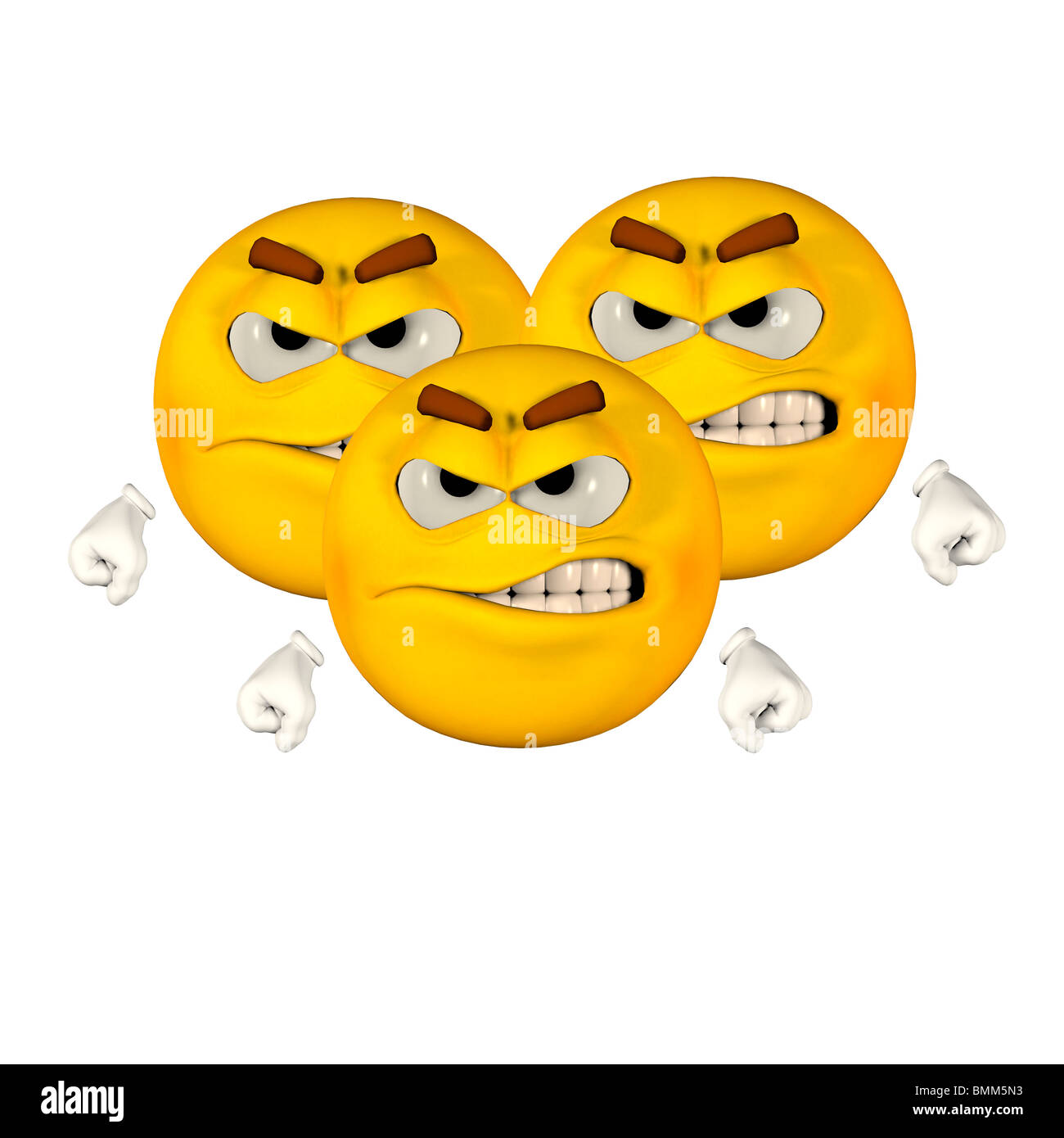 Angry smiley Cut Out Stock Images & Pictures - Alamy