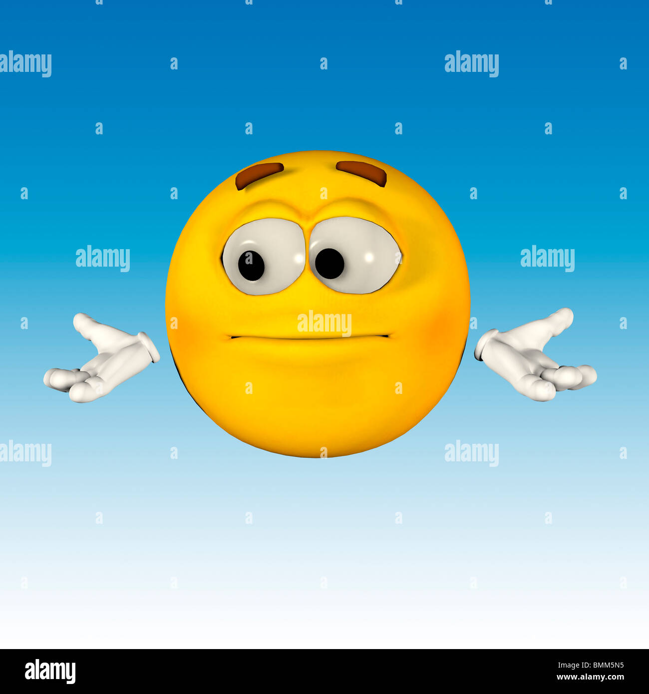 Helpless emoticon hi-res stock photography and images - Alamy