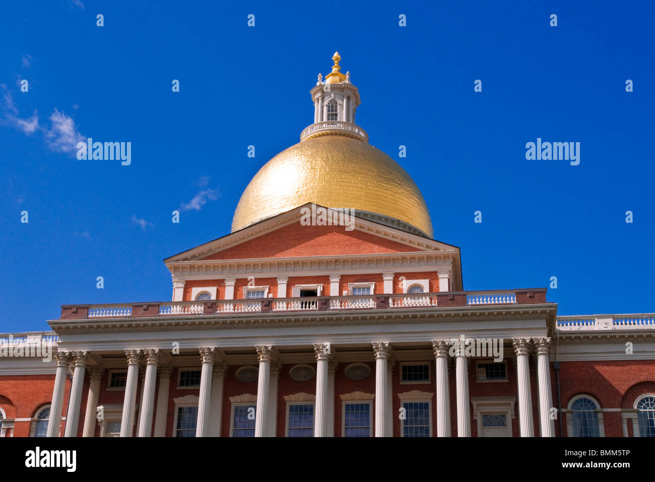 The Massachusetts State House on the Freedom Trail, Boston ...