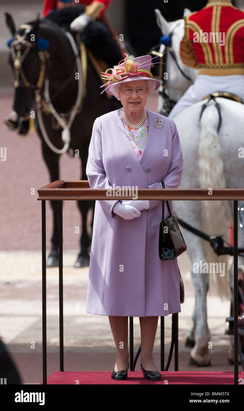 Trooping the Colour ceremony military parade marking Queen Elizabeth II ...