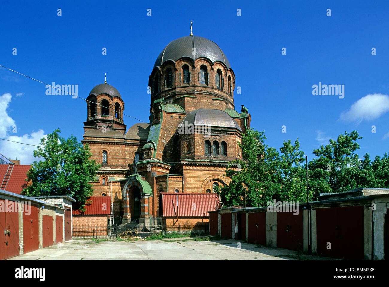 Estonia,Narva,Russian Orthodox Voskresenski Cathedral (1898 Stock Photo ...