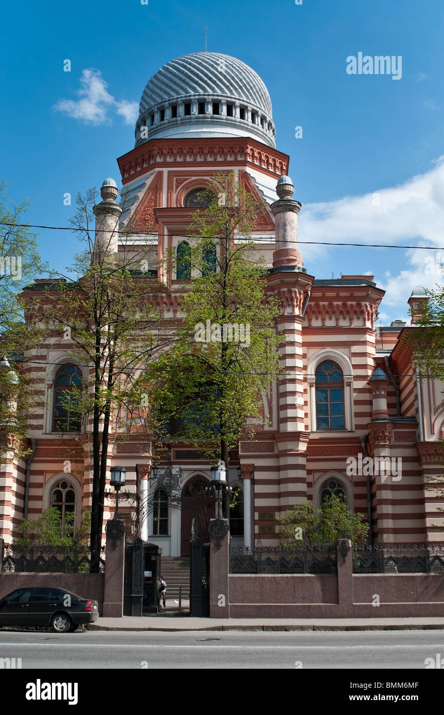 The Grand Choral Synagogue of St. Petersburg sometimes called the St ...
