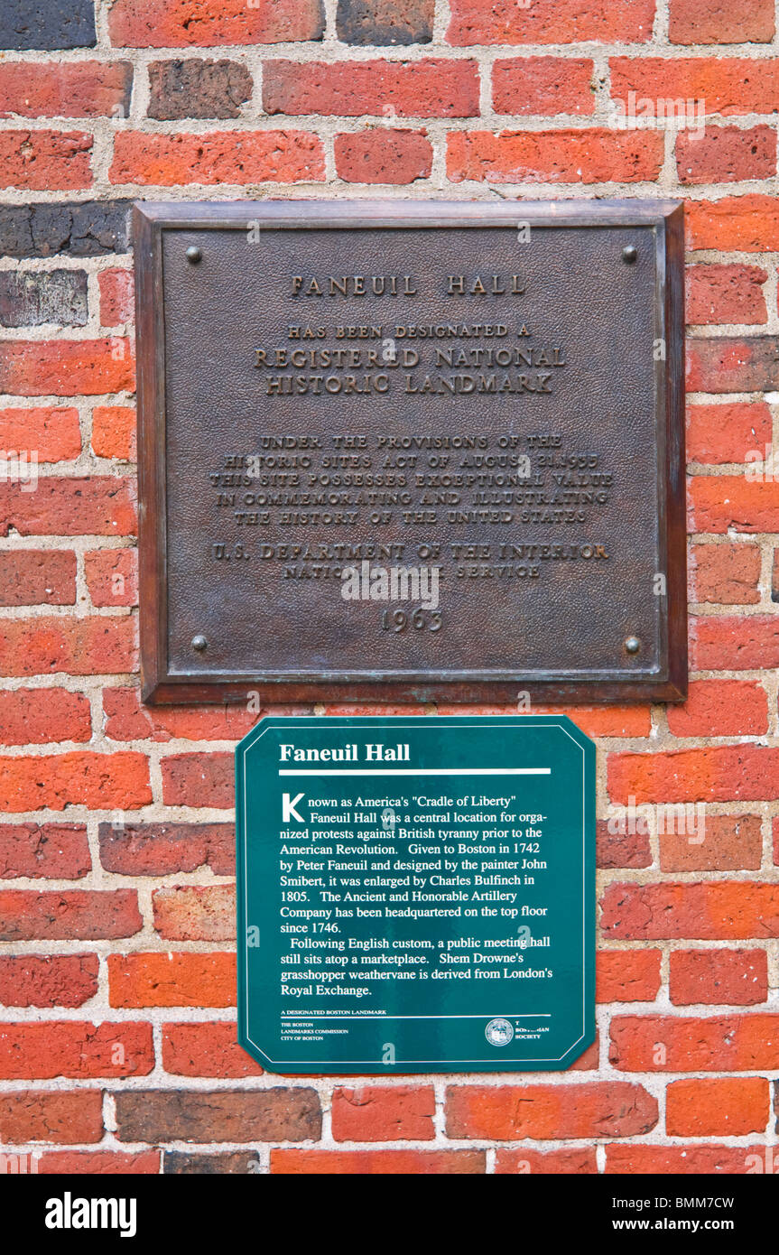 Boston freedom trail sign hi-res stock photography and images - Alamy