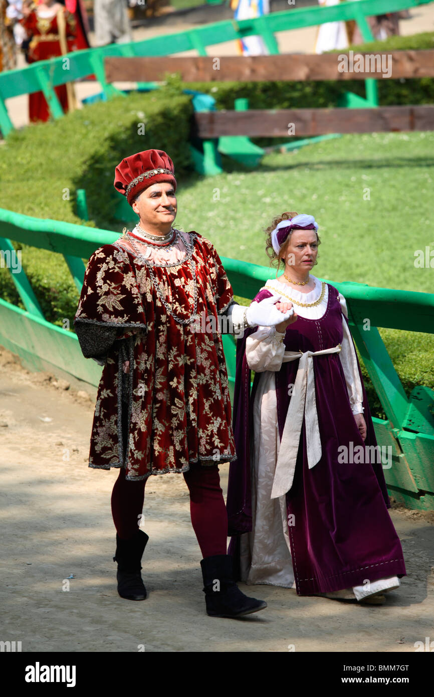 Parade at traditional Ferrara's Palio, Ferrara, Italy Stock Photo - Alamy