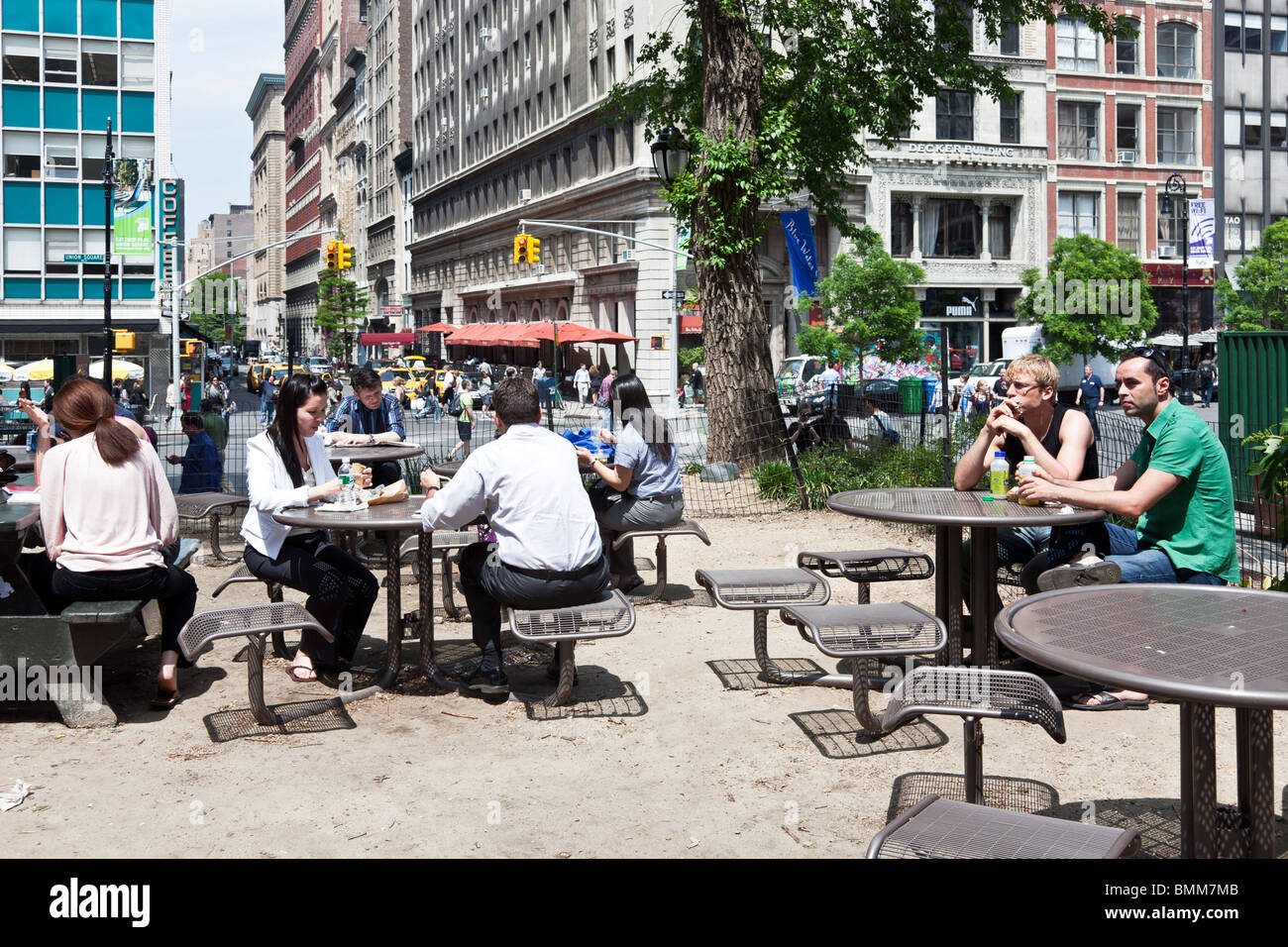 Happy relaxed office workers in hi-res stock photography and images - Alamy