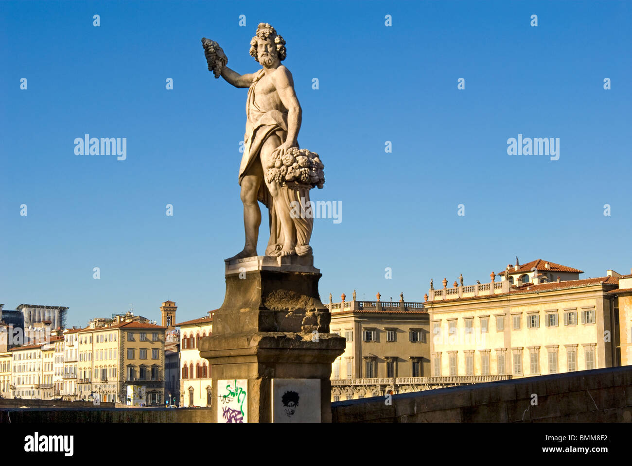 Statue of Autumn, Ponte Santa Trinita, Florence (Firenze), UNESCO World ...
