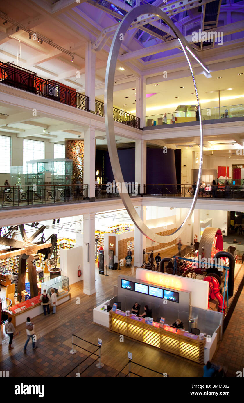 The main atrium at the Science Museum, London Stock Photo - Alamy