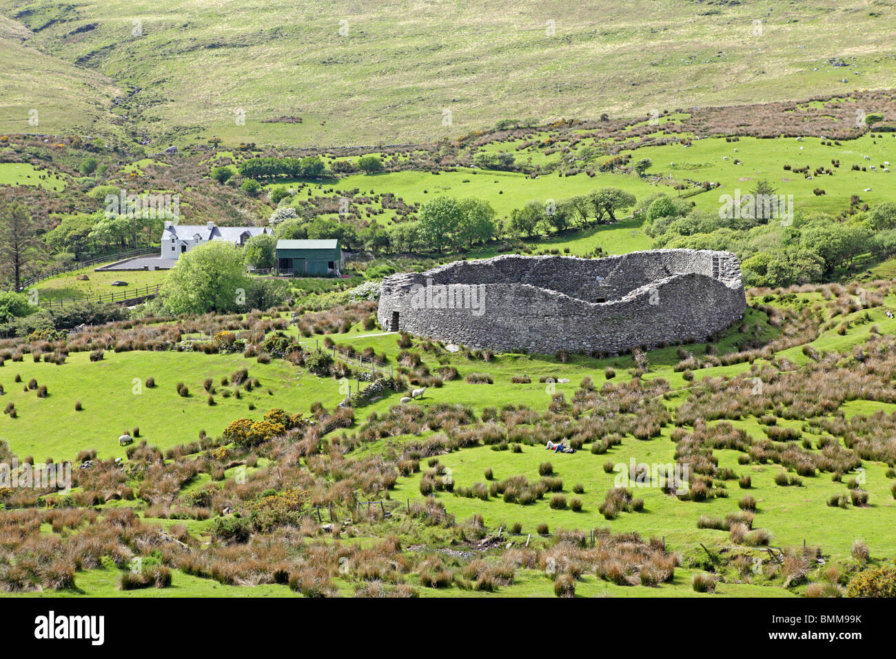 Staigue Stone Fort, Ring of Kerry, Republic of Ireland Stock Photo - Alamy