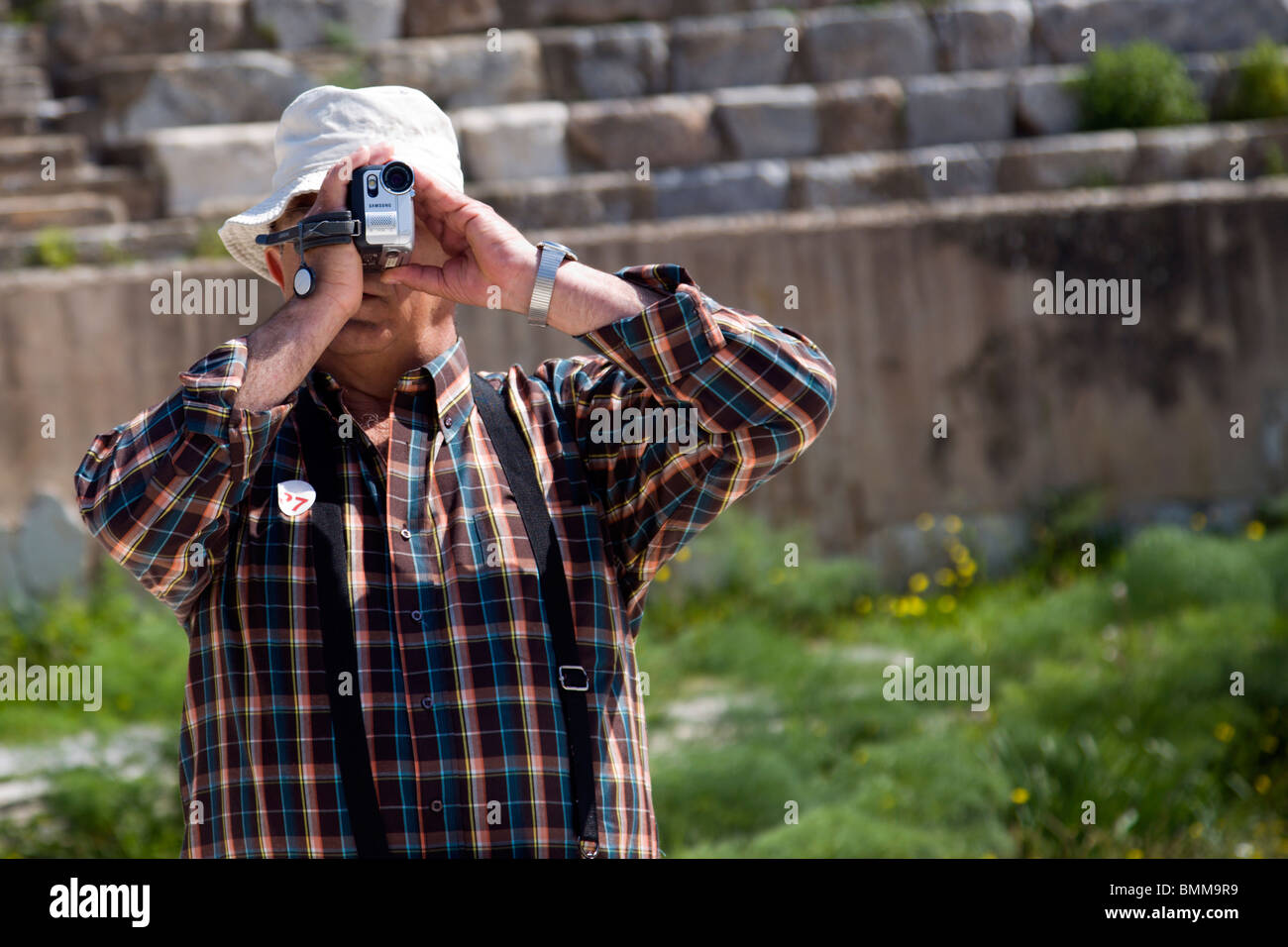 Fat american tourist hi-res stock photography and images - Alamy