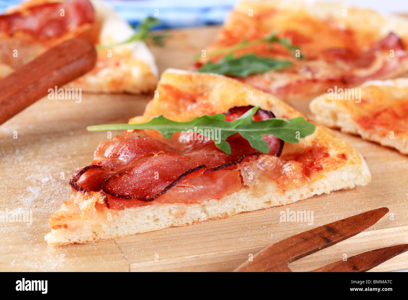 Slices of pizza Stock Photo - Alamy