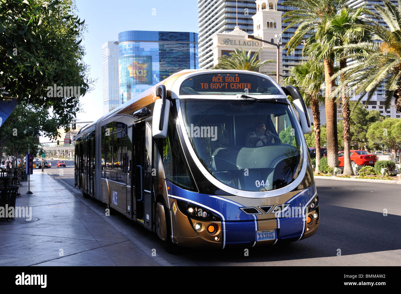 Bus in Las Vegas, Nevada, USA Stock Photo - Alamy