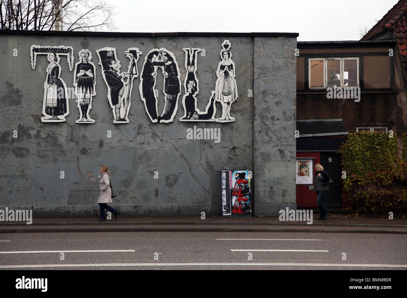 Tivoli amusement park copenhagen sign hi-res stock photography and ...