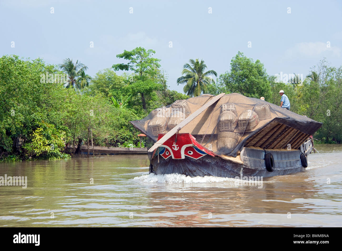 Mekong river barge hi-res stock photography and images - Alamy