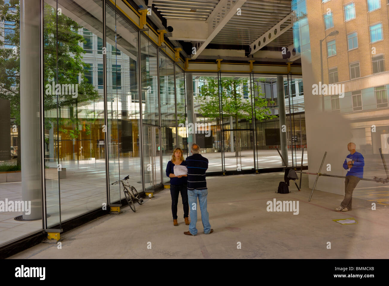 New Build Construction site, Office Buildings, "Central Street Giles ...
