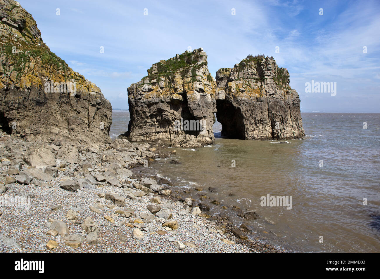 Flat Holm Island South Wales UK Stock Photo - Alamy