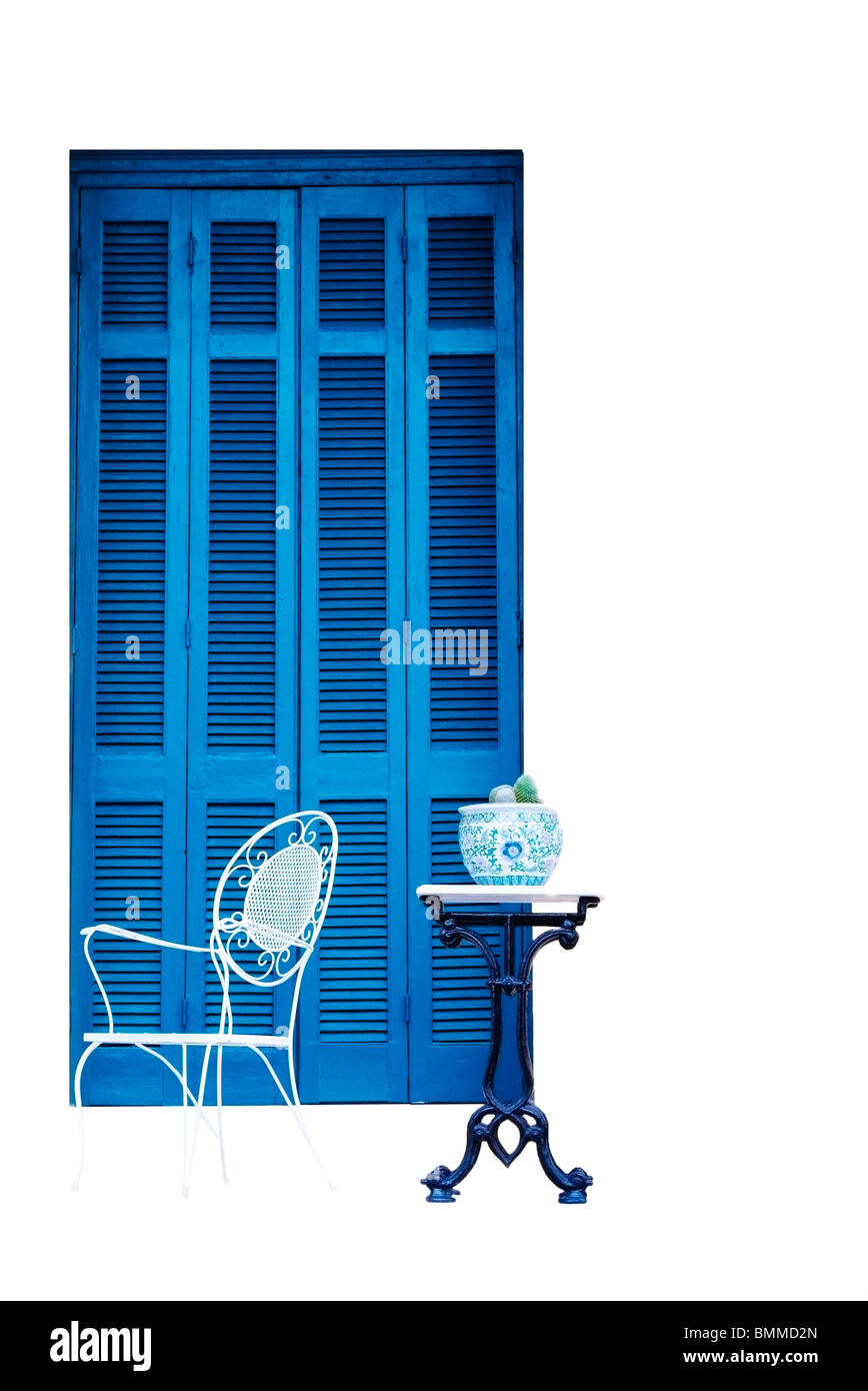 Mediterranean house style Cut Out Stock Images & Pictures - Alamy