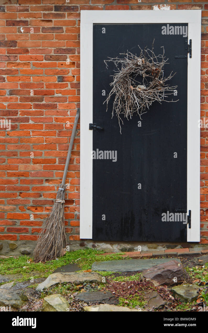 Doorway broom hi-res stock photography and images - Alamy