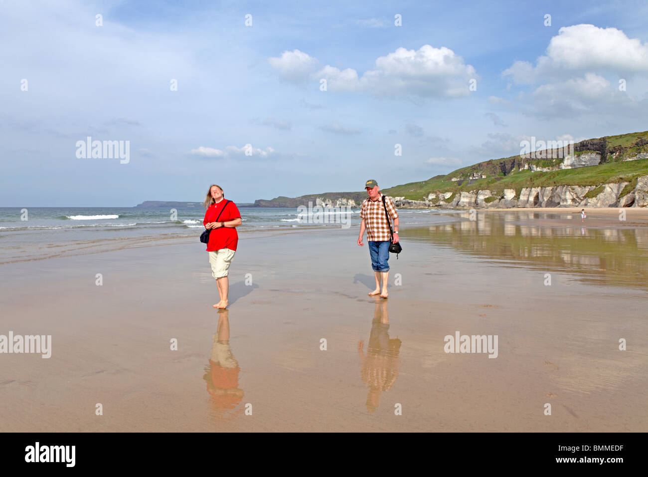 sandy beach near Portrush, Co. Antrim, Northern Ireland Stock Photo - Alamy