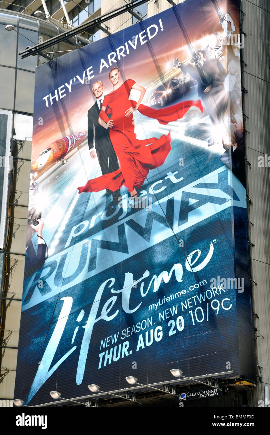 Project Runway ad, Times Square, New York City, USA Stock Photo - Alamy