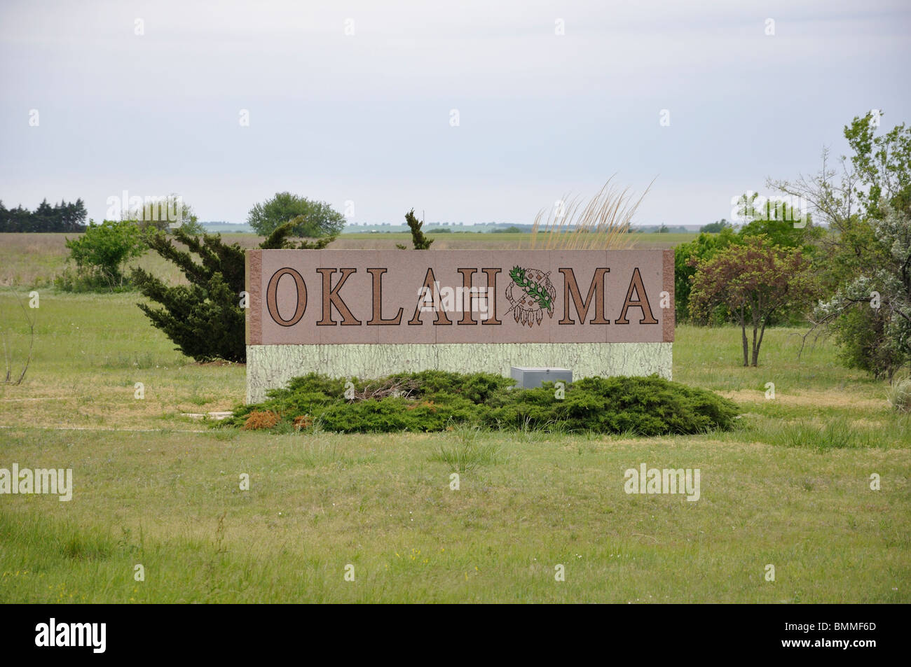 Welcome sign, Oklahoma, USA Stock Photo - Alamy