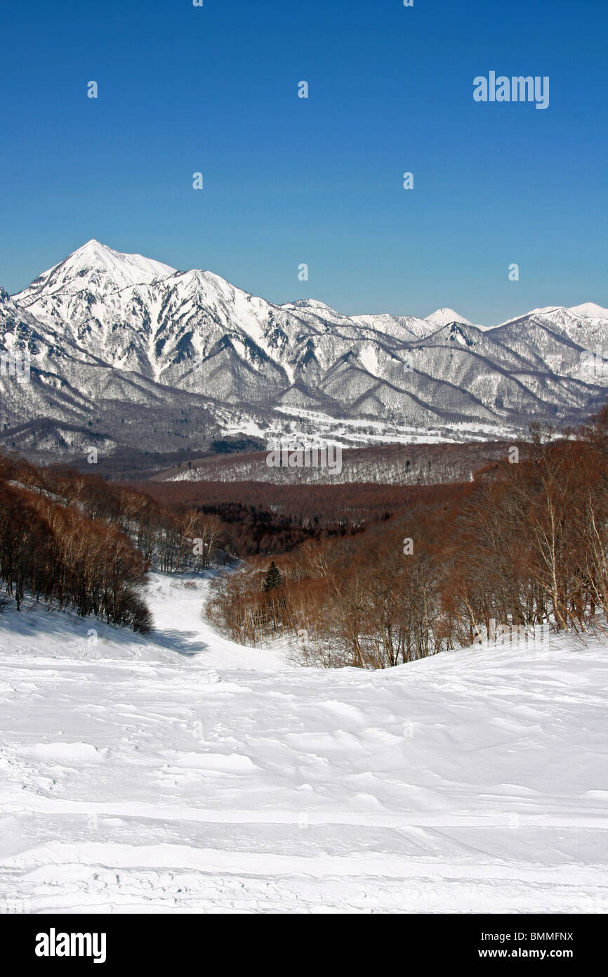 Japanese winter scene Stock Photo - Alamy