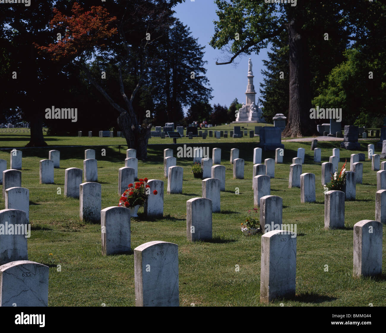 Gettysburg national cemetery hi-res stock photography and images - Alamy