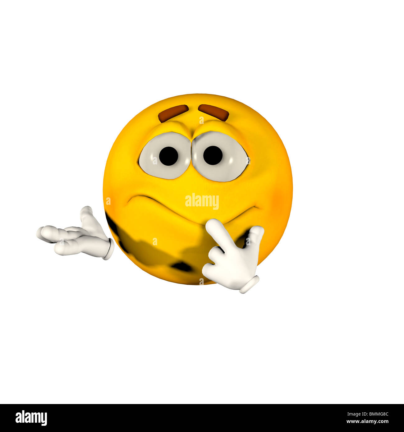 Confused emoticon Cut Out Stock Images & Pictures - Alamy