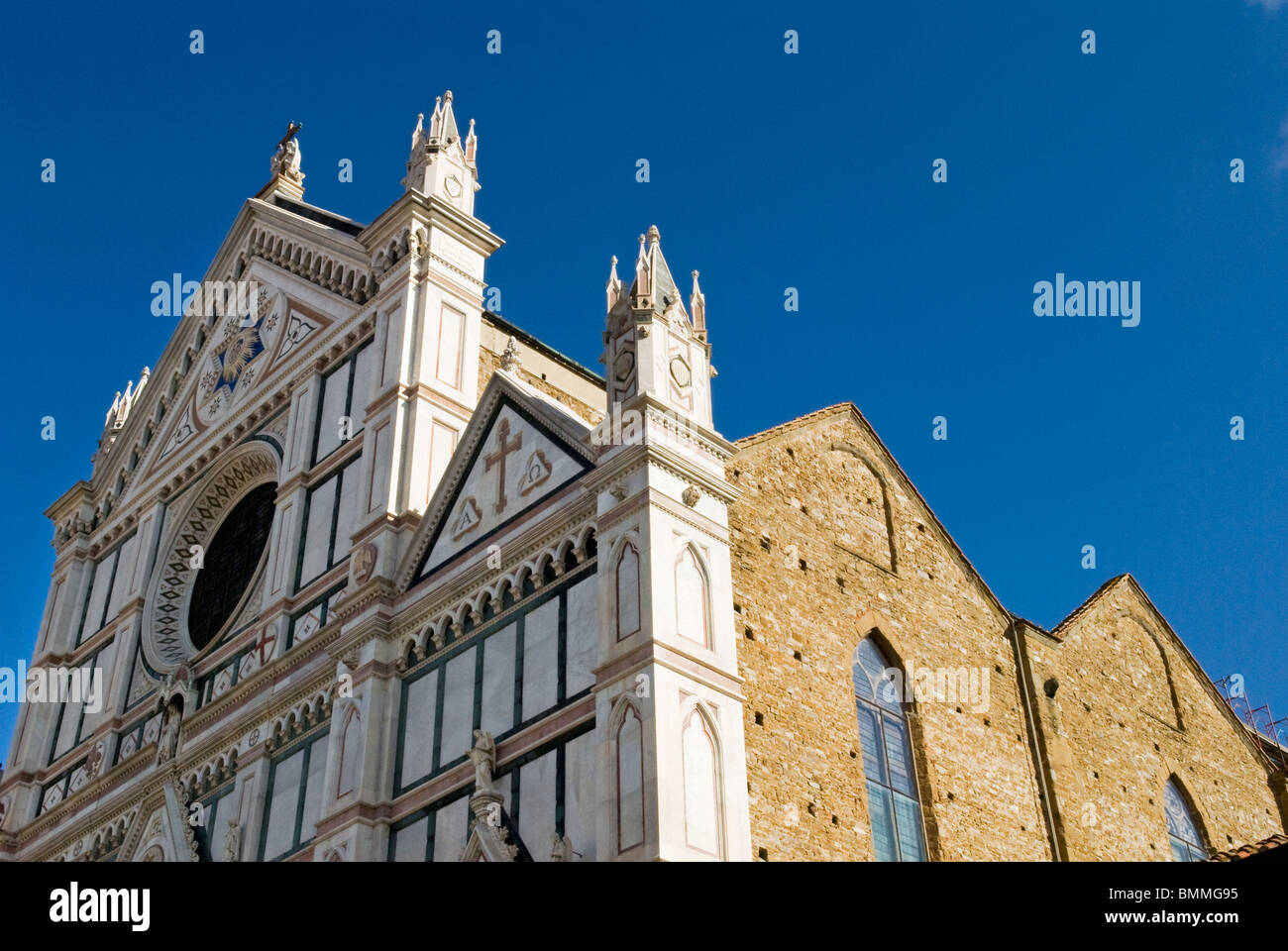 The Basilica di Santa Croce (basilica of the holy cross), Florence ...