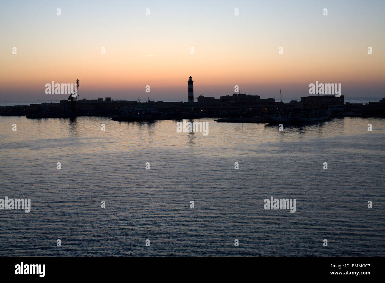Lighthouse port egypt hi-res stock photography and images - Alamy