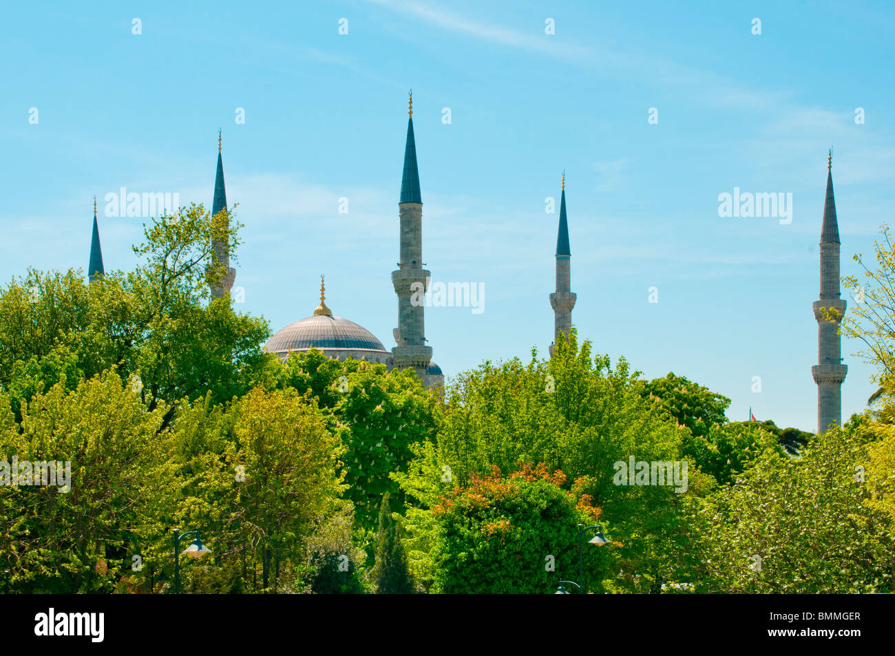 The minarets of the Blue Mosque, Istanbul Stock Photo - Alamy