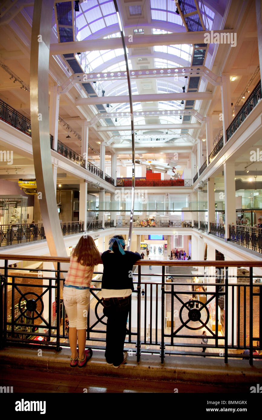 The main atrium at the Science Museum, London Stock Photo - Alamy