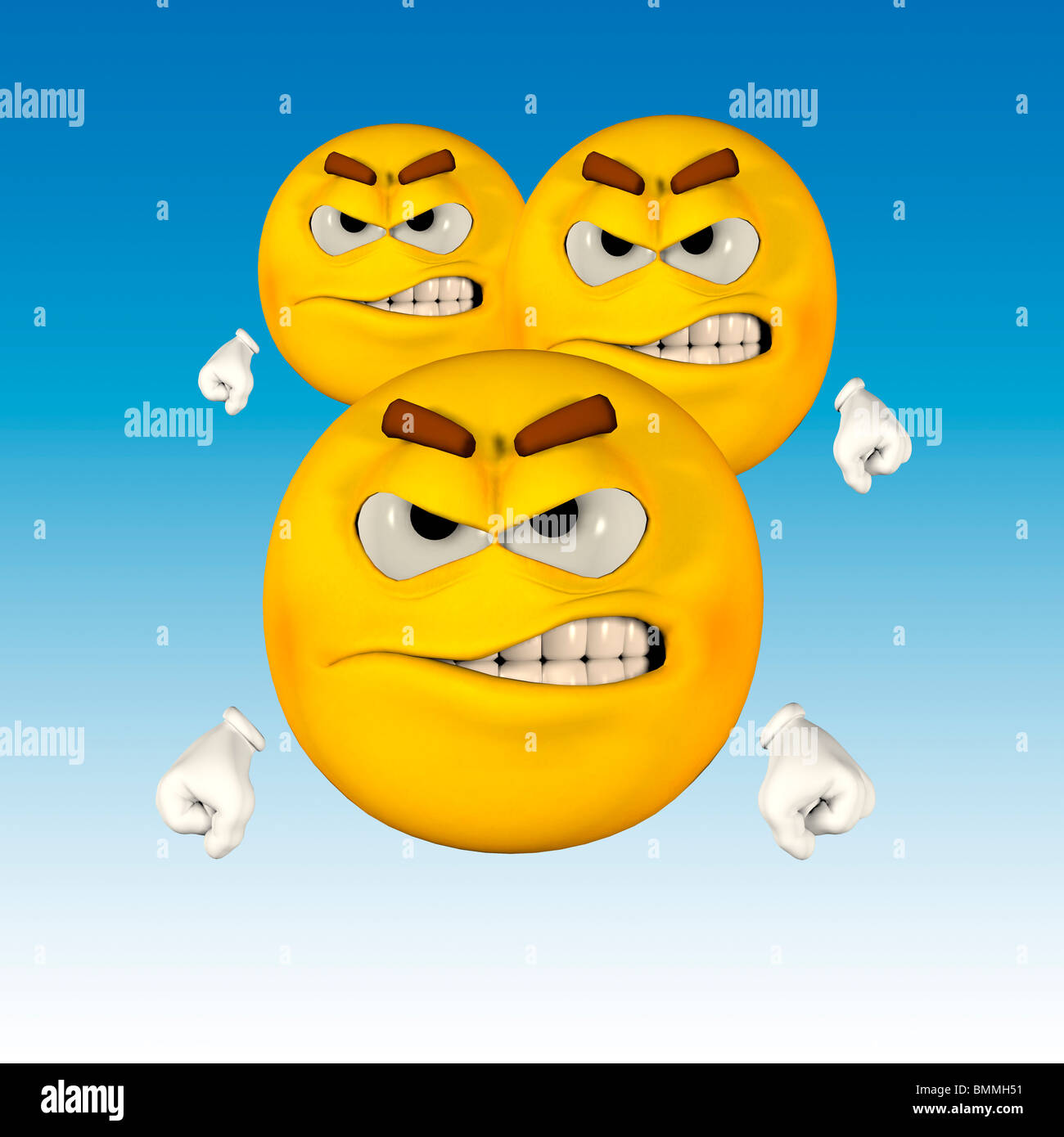 Angry smiley hi-res stock photography and images - Alamy