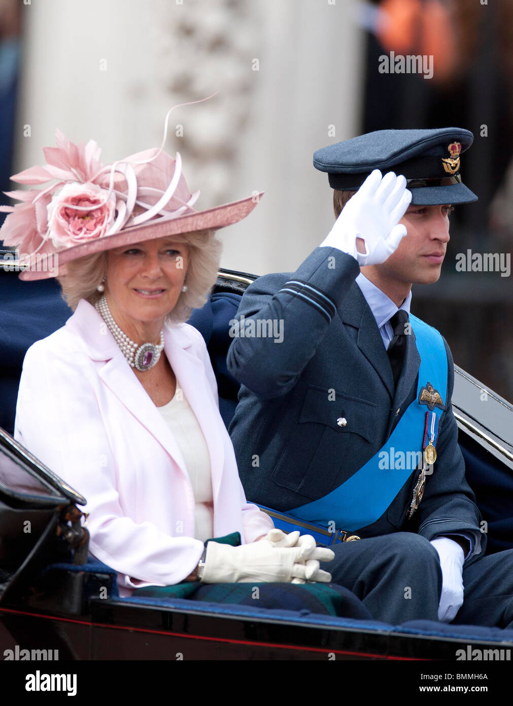 Trooping the Colour ceremony military parade marking Queen Elizabeth II ...