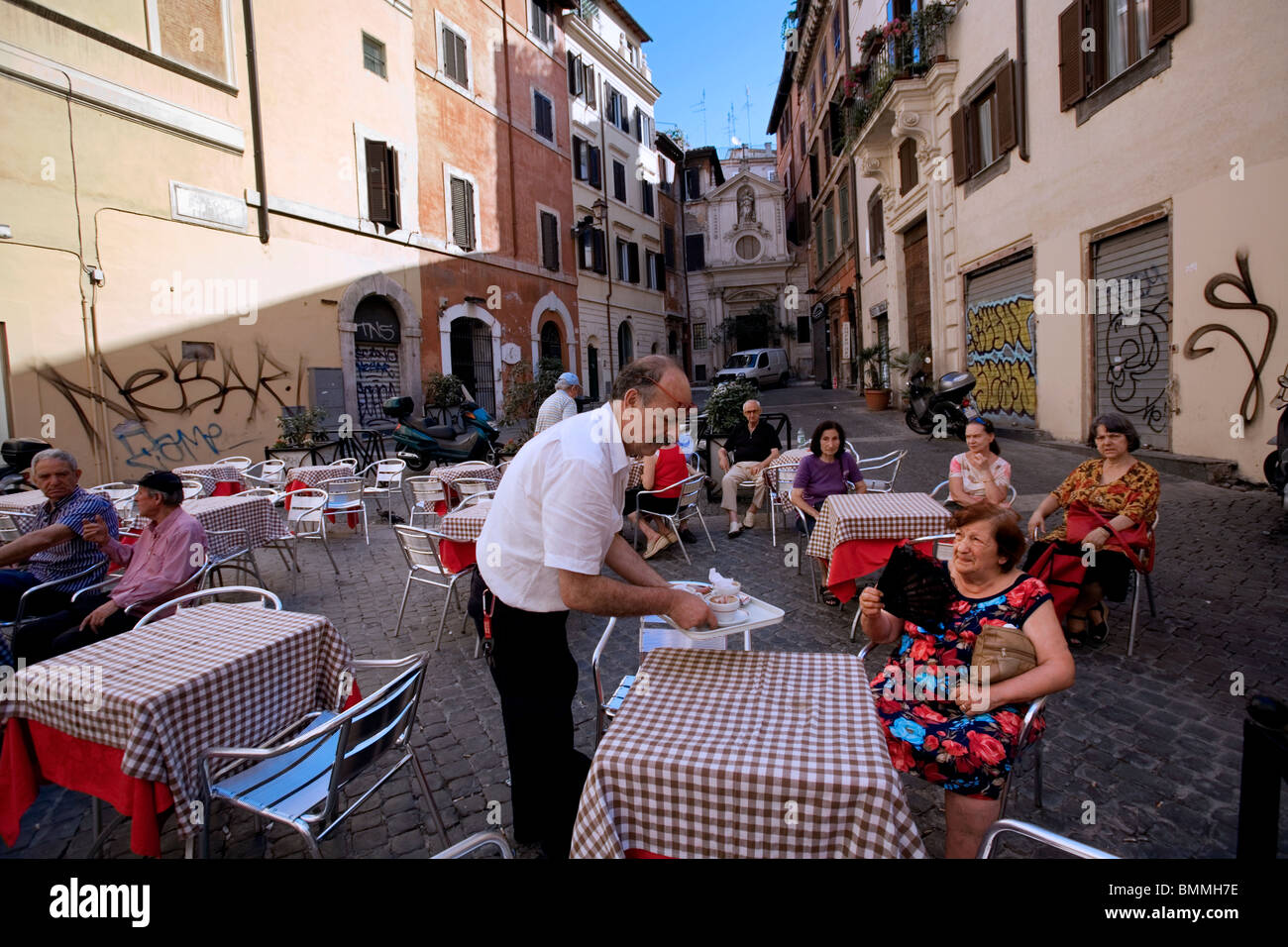 Old italian man italy coffee hi-res stock photography and images - Alamy
