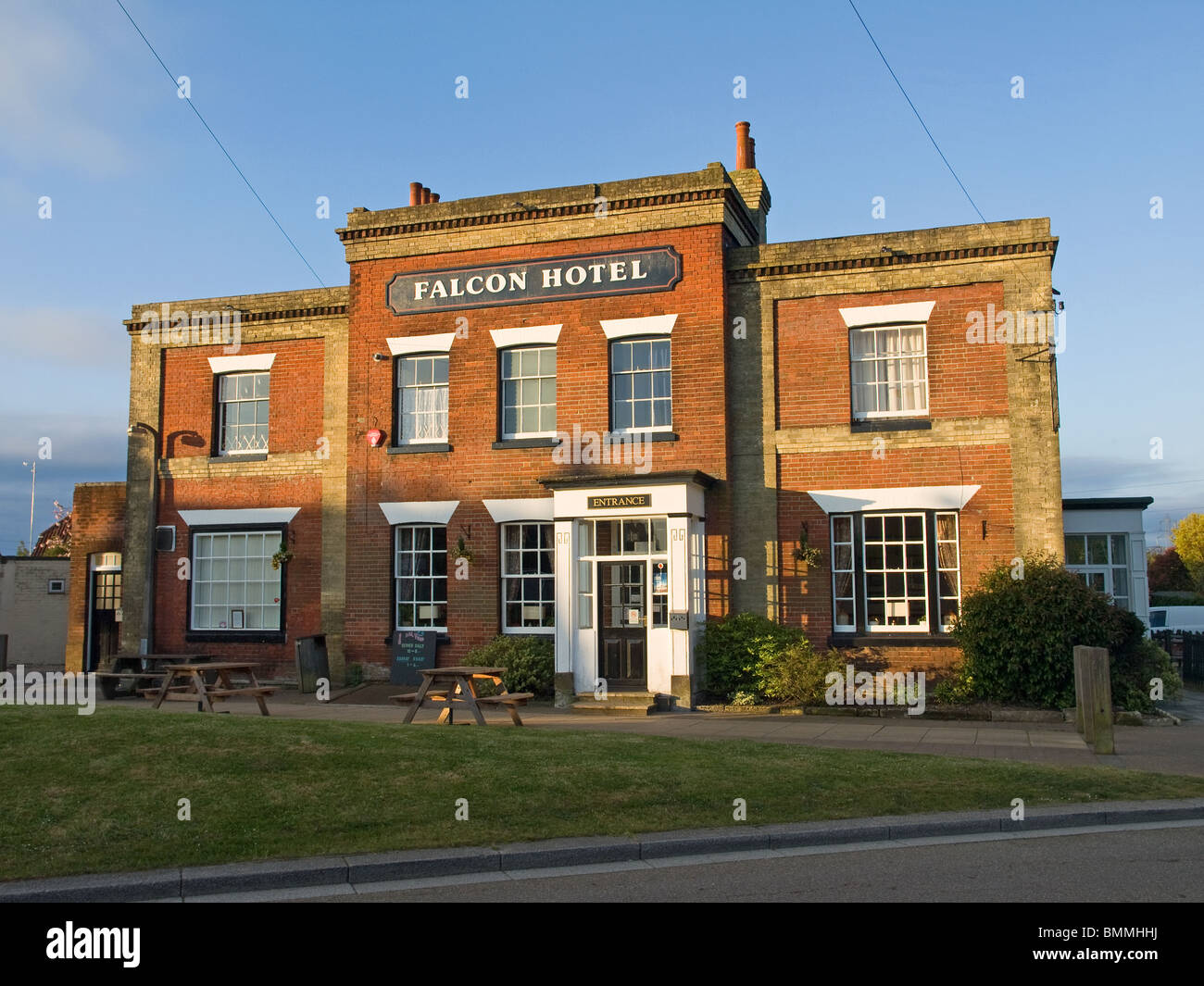 Falcon Hotel Fawley Village Hampshire England UK Stock Photo - Alamy