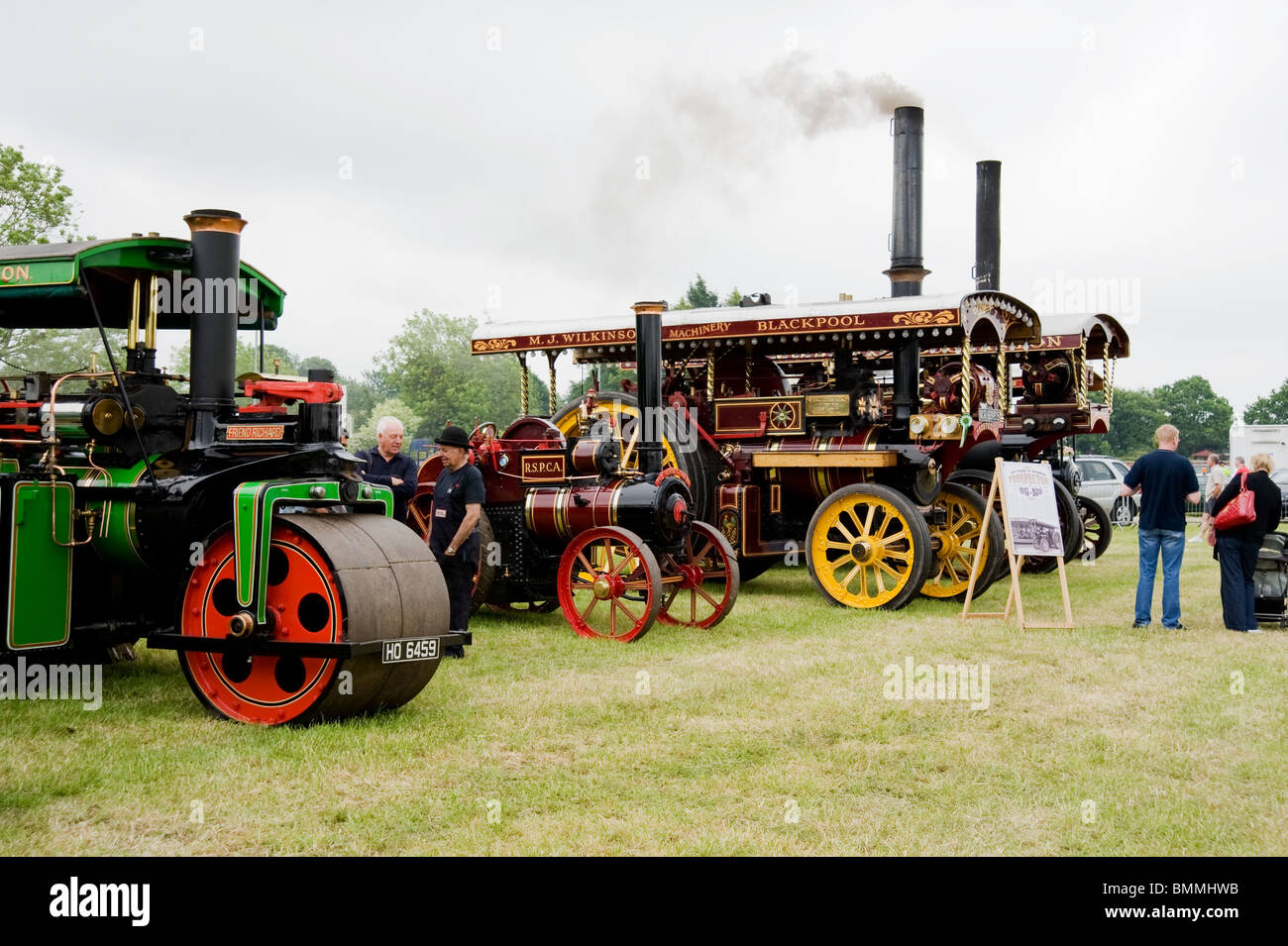 Traction engines and steam rollers on display at Heskin Hall traction ...