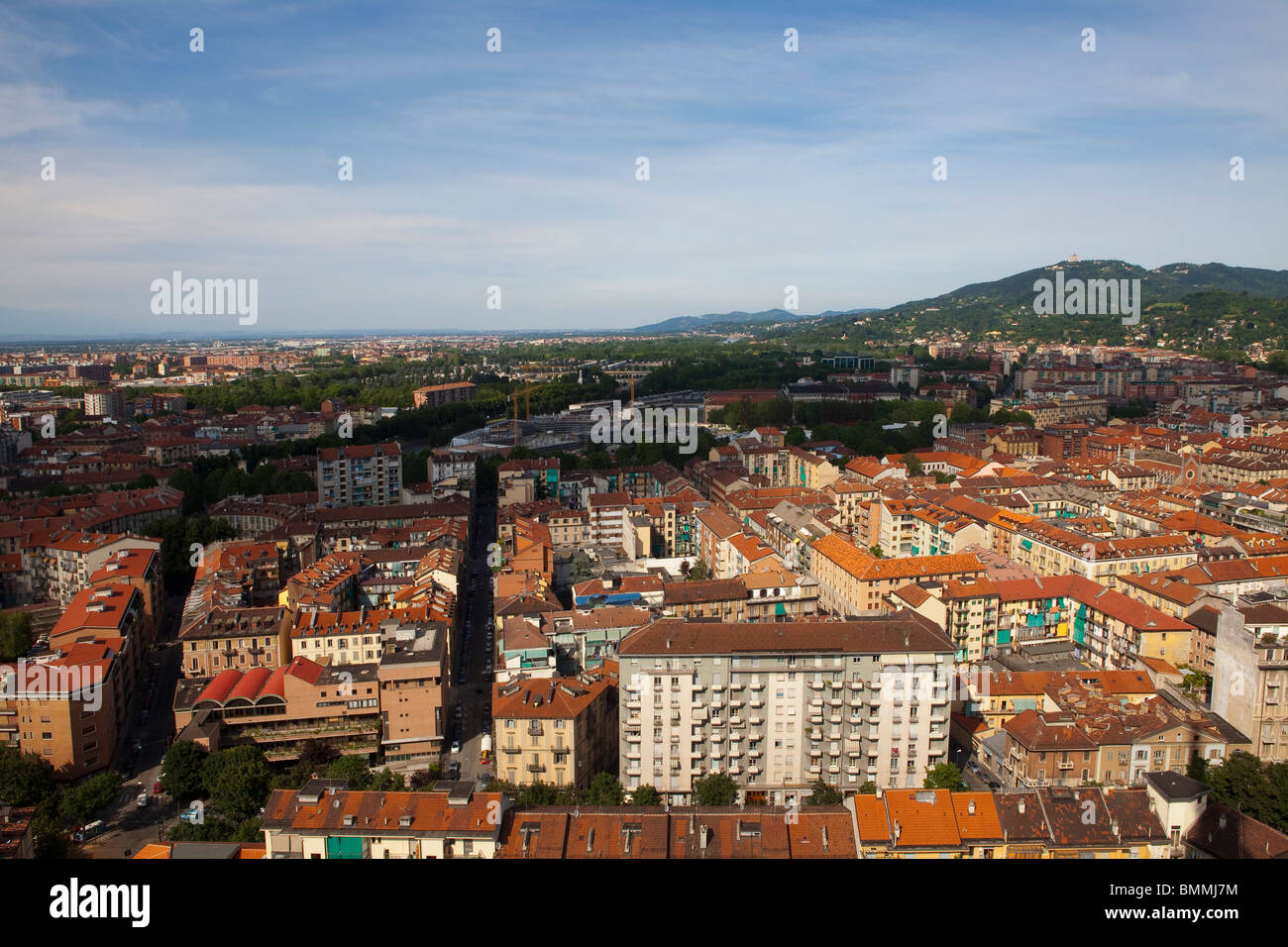 Piedmont turin aerial view hi-res stock photography and images - Alamy
