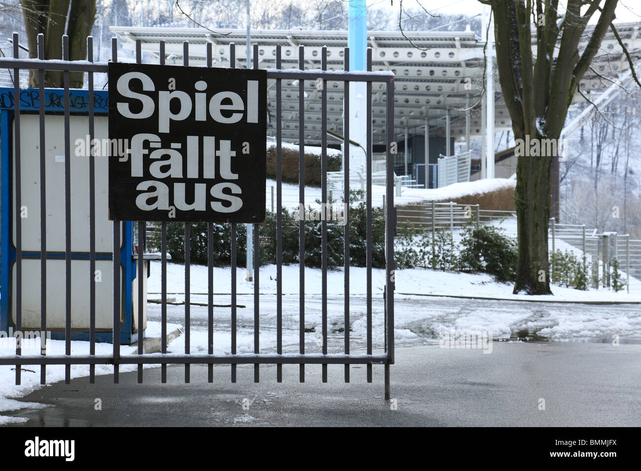 Football cancelled sign hi-res stock photography and images - Alamy