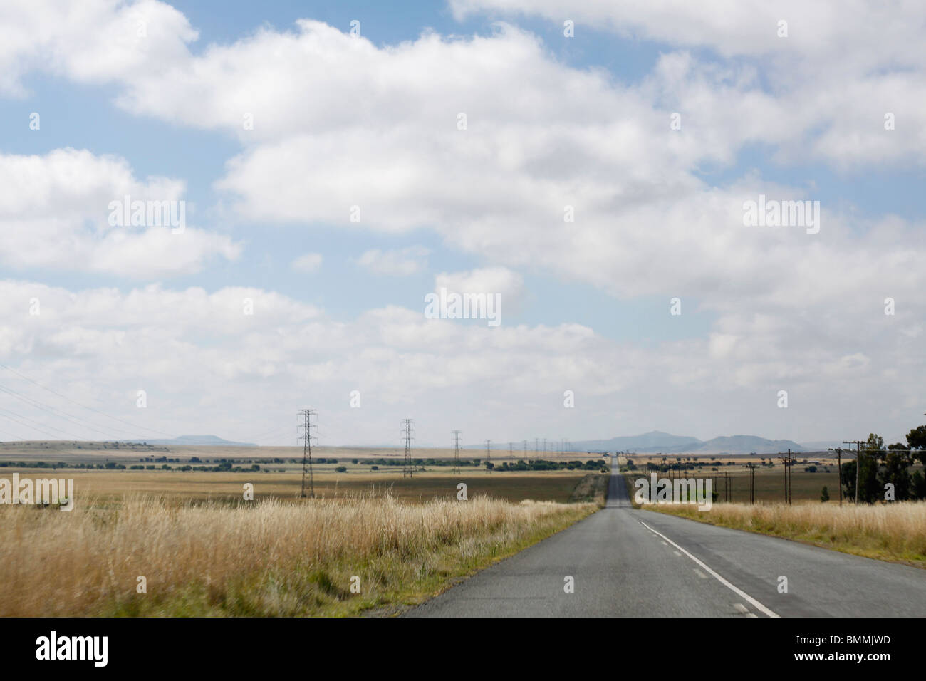 View of the R709 road, Gauteng Province, South Africa Stock Photo - Alamy